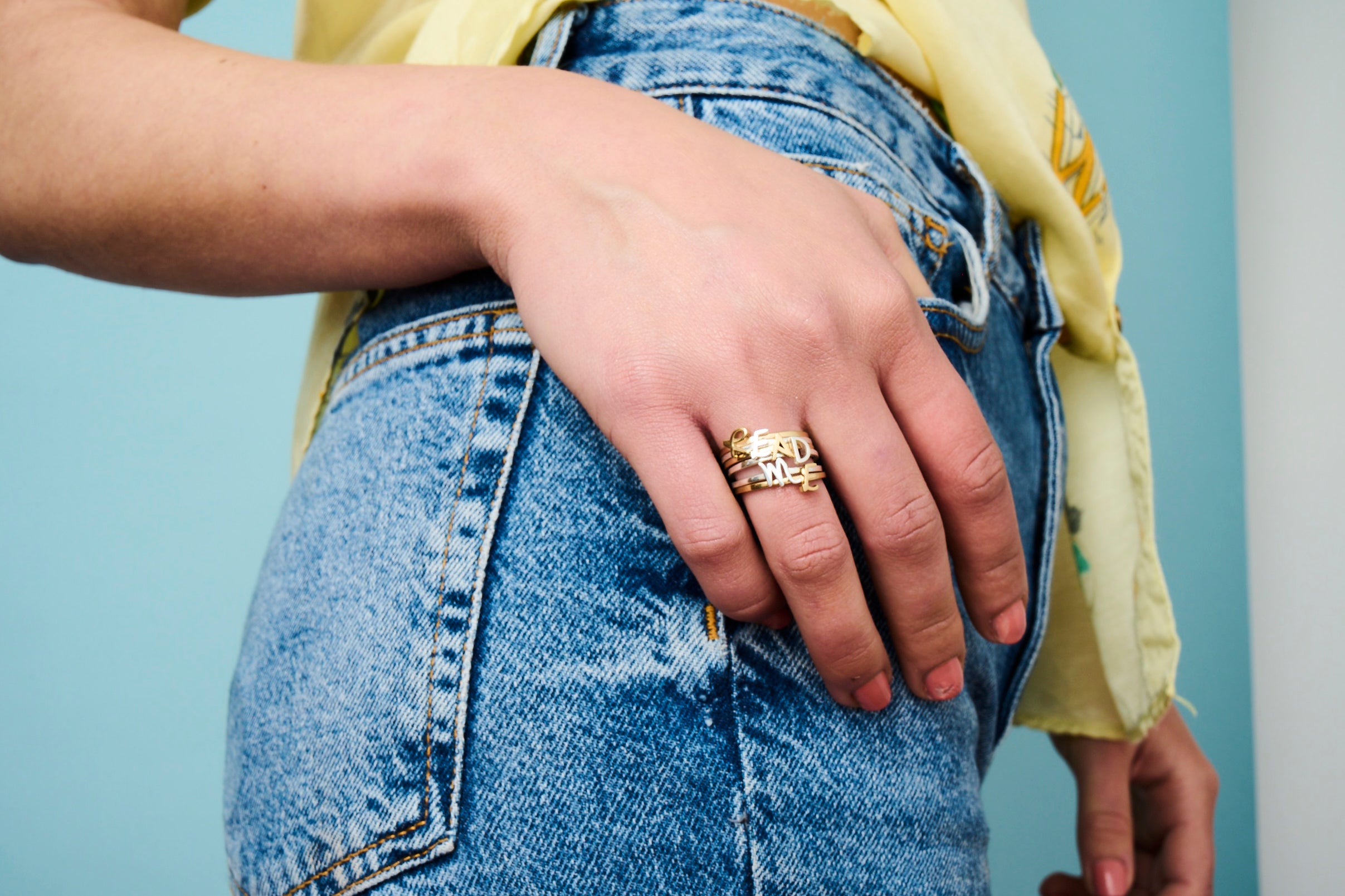 Rings | Initial & Stacker Rings | Gold & Silver | Toolally
