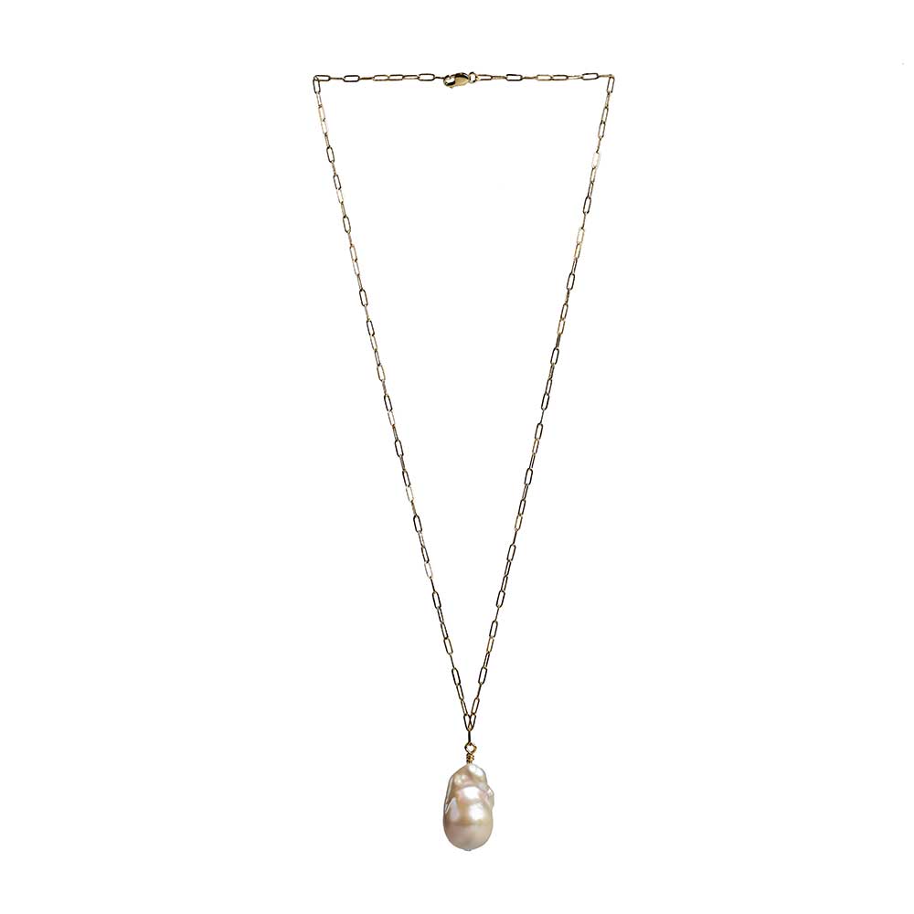 Flameball Baroque Pearl Necklace – Toolally